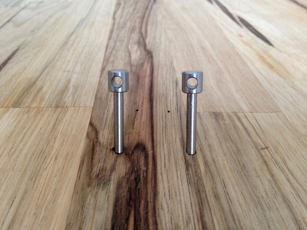 Lot de 4 électrodes inox de 25mm - Hydrobois